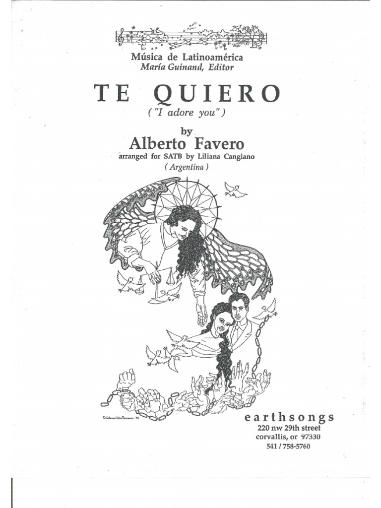 Te Quiero Partitura Pdf