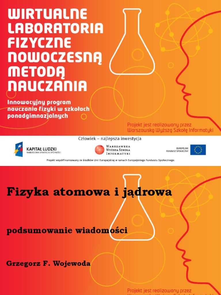 Fizyka Atomowa I Jadrowa - Elementarna Rzecz o Elementarnych ...