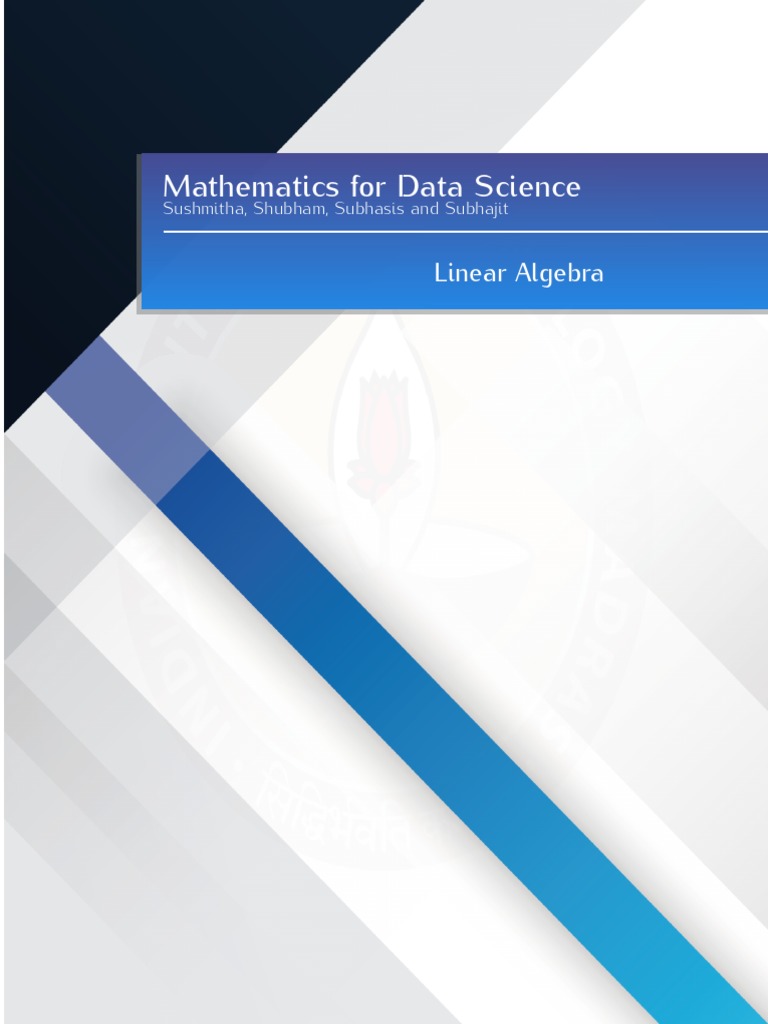 Maths 2 Book Linear Algebra (All The Chapters) | PDF | Matrix ...