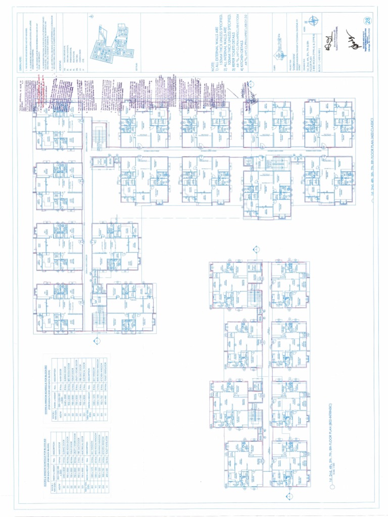 A2 B2 1st 2nd 4th 7th & 8th Plans | PDF