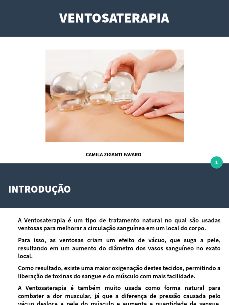 Aula Ventosaterapia | PDF | Sangue | Corpo humano