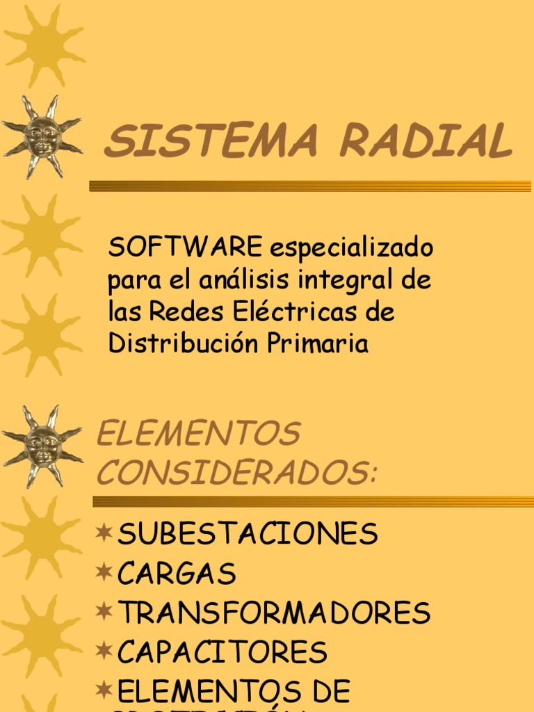 Sistema Radial 1 | PDF | Energia electrica | Transformador