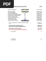 Static Pressure Calculation Sheet For Ducts & Fittings - ASHRAE Method ...