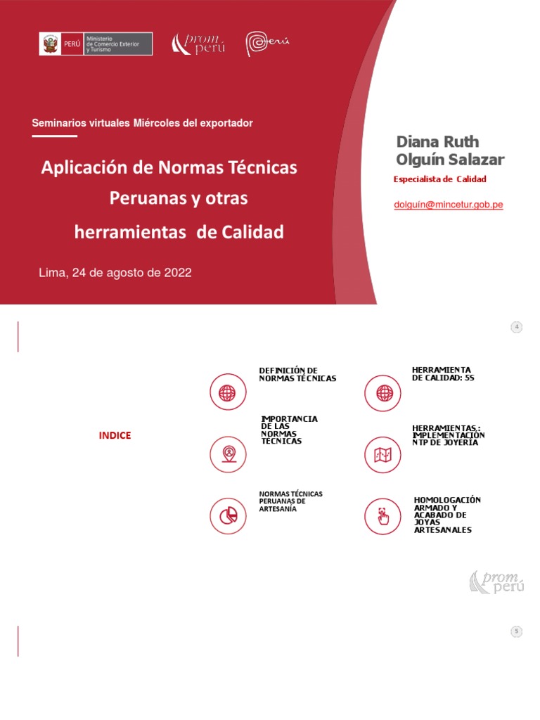 06 Aplicacion de La Norma Tecnica Peruana | PDF | Perú | Joyería