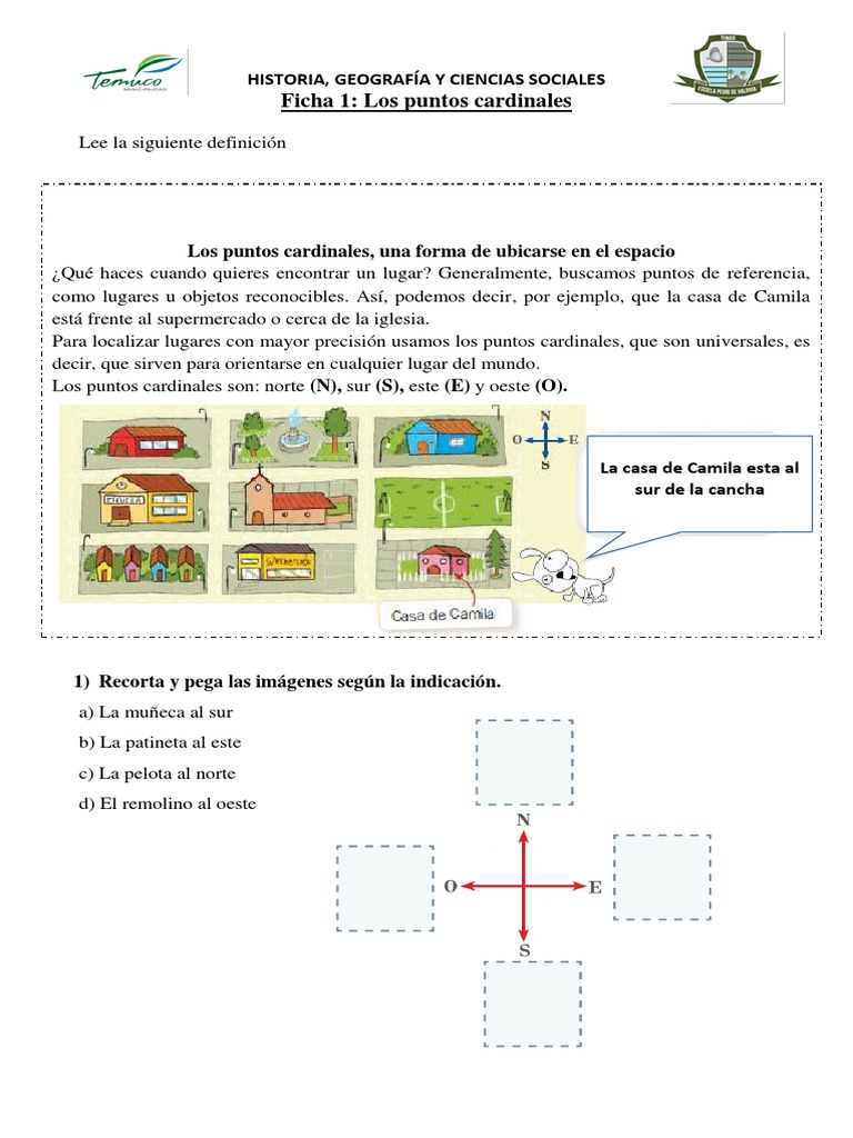 Guia Puntos Cardinales | PDF