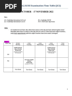 STS JHS Time Table | PDF