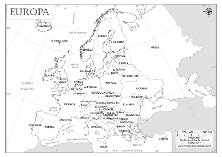 Mapa Europa | PDF