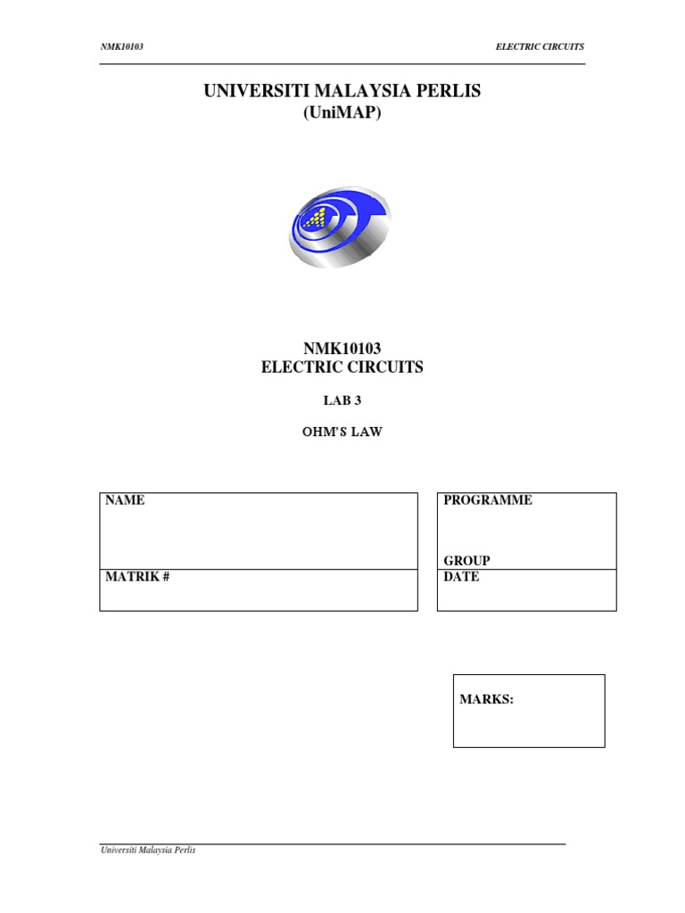 Lab Module 3 (Circuit) | PDF | Electrical Resistance And Conductance ...