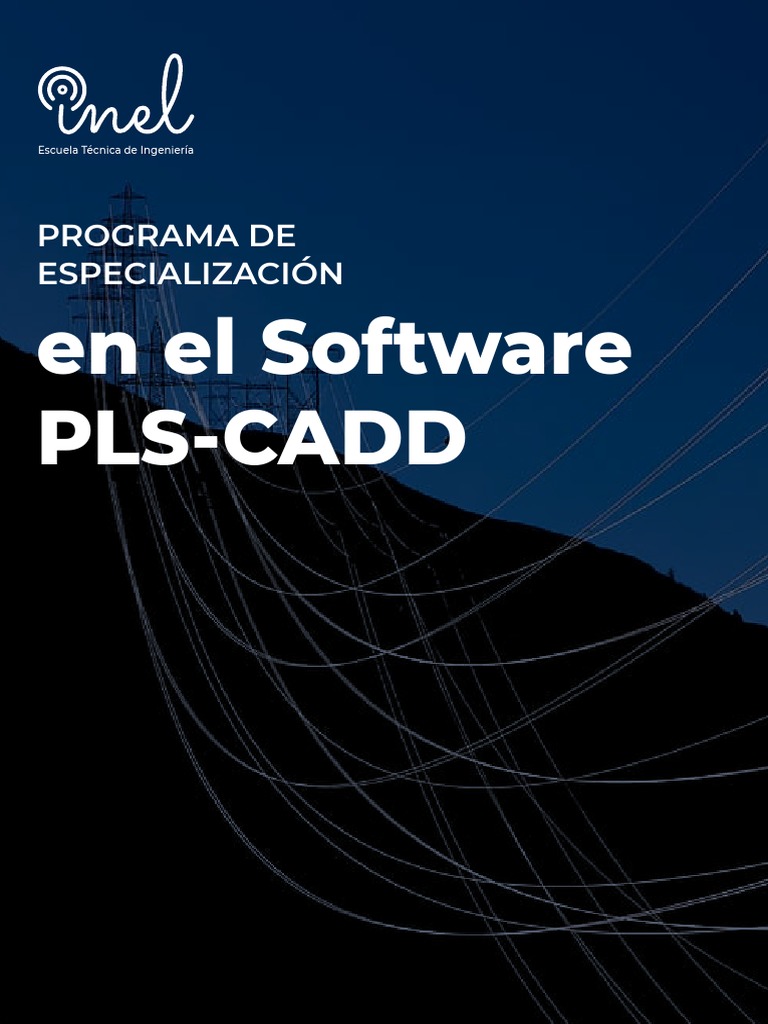 Programa de Especialización en El Software PLS-CADD | PDF | Software | Transferencia bancaria