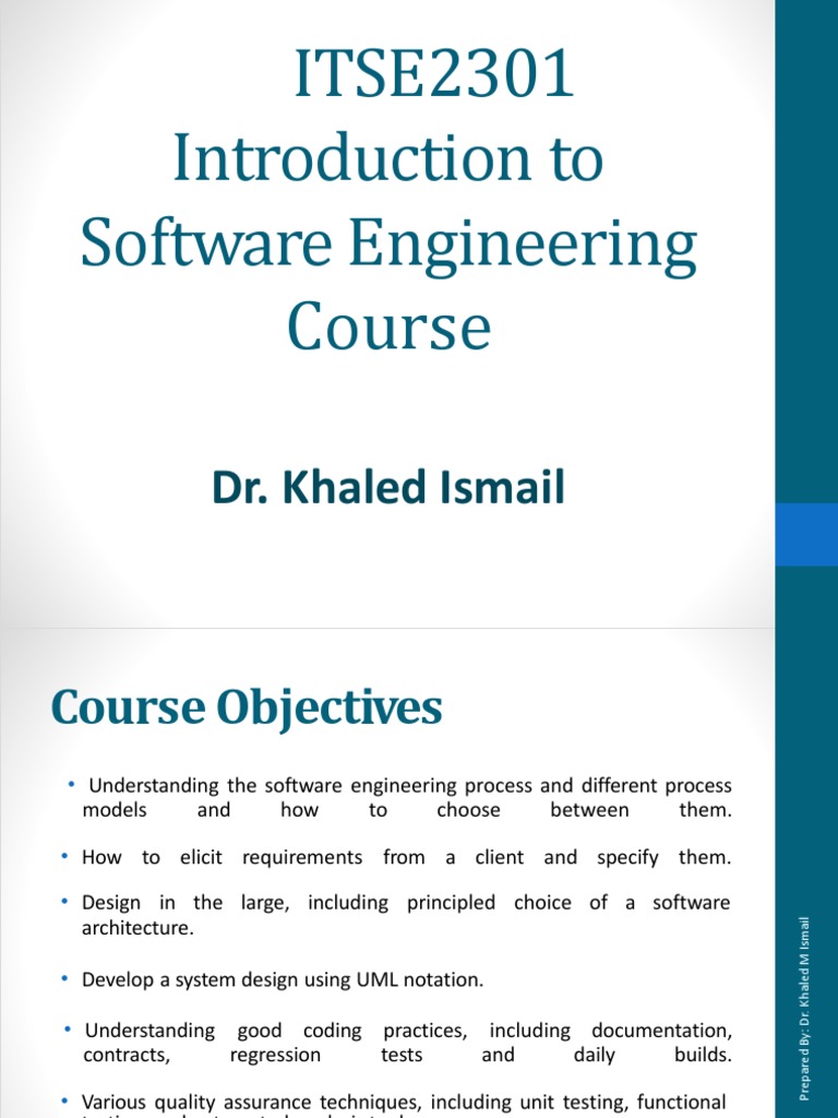 Intro To ITSE 2301 Course | PDF | Project Management | Software Engineering