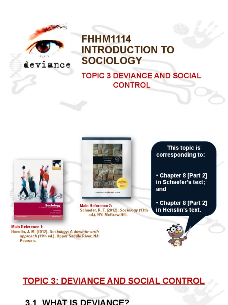 Fhhm1114 CHPT 3 Deviance and Social Control Updated | PDF | Deviance ...