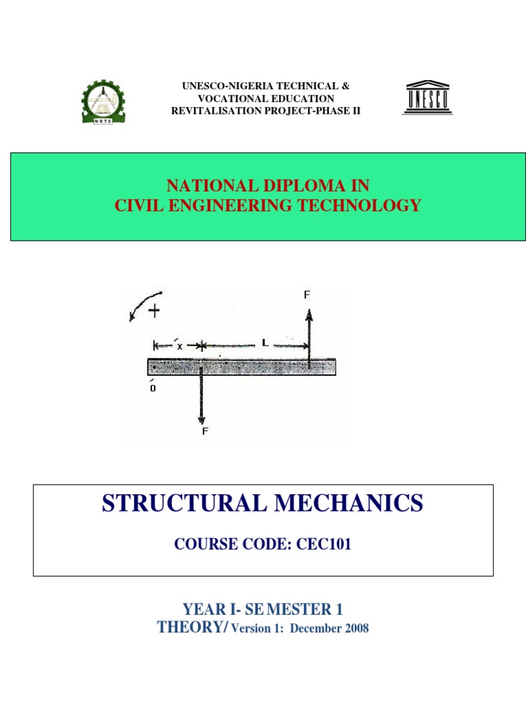 CEC101 Structural Mechanics | PDF | Force | Rocket