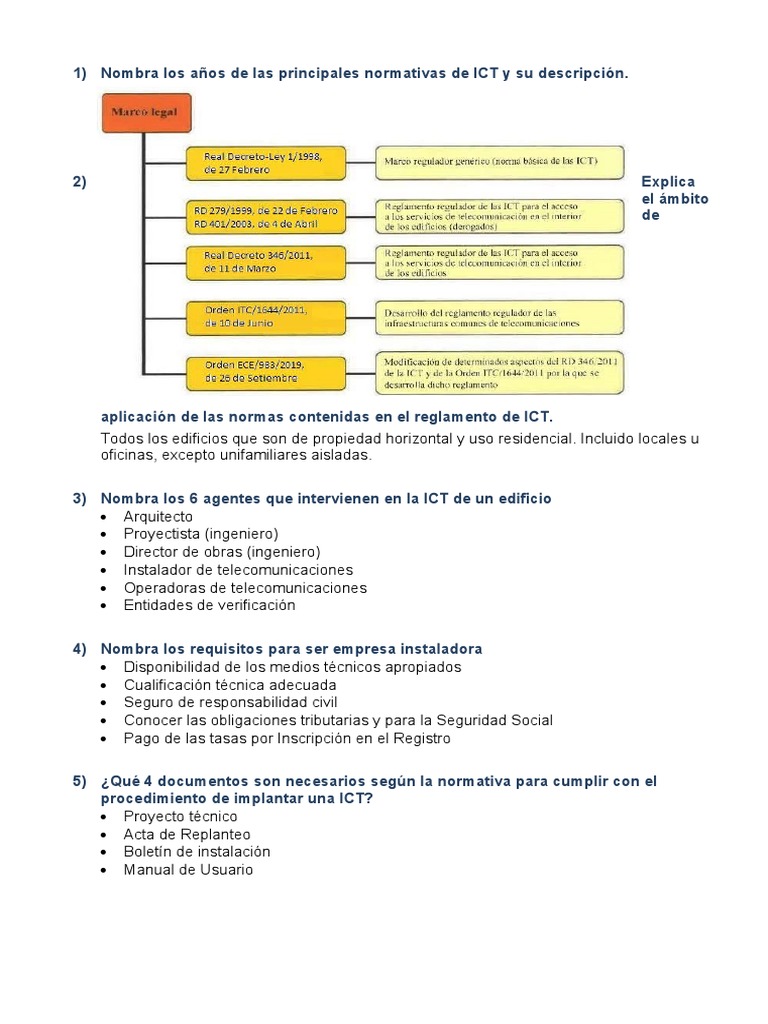 TEMA 1 Introd. A ICT | PDF | Telecomunicaciones | Infraestructura