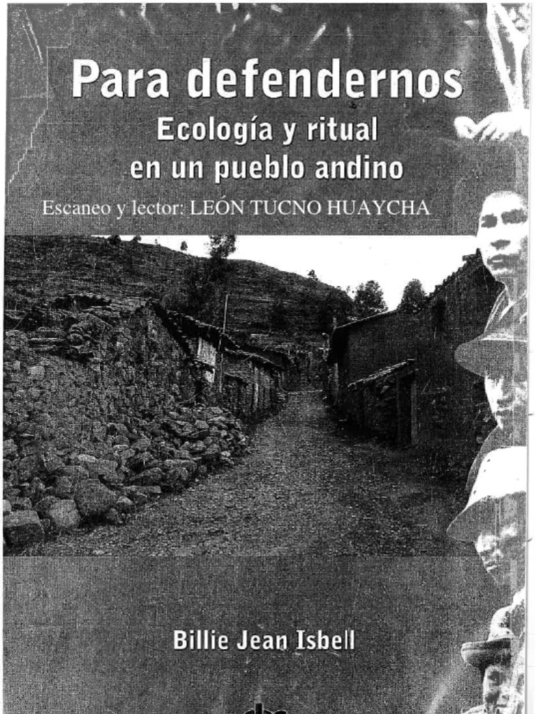 Billie Jean Isbell (PARA DEFENDERNOS "ECOLOGÍA Y RITUAL EN UN PUEBLO ...