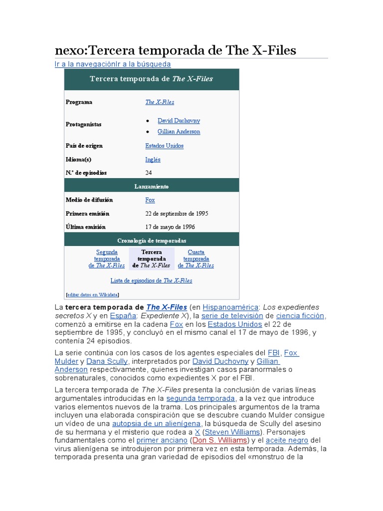 Luch | PDF | Los archivos x | Series de televisión