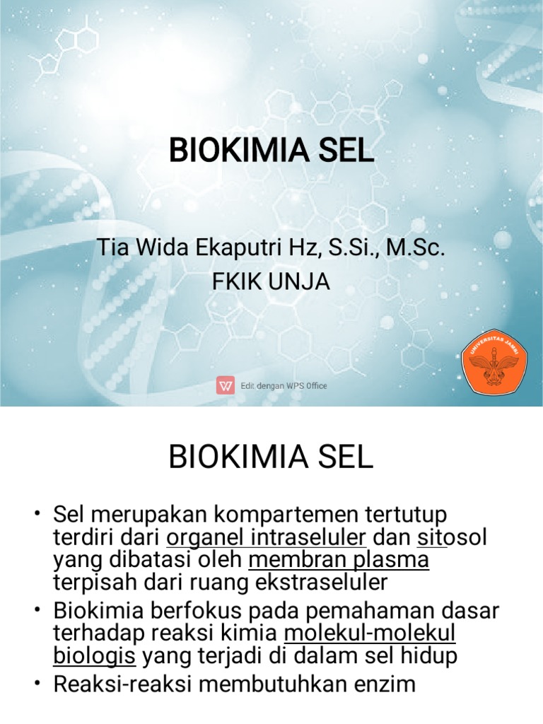 Biokimia Sel | PDF