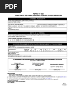 Formato DC 3 Microsoft Word | PDF