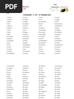 2025 Spelling Bee Word List PDF | PDF