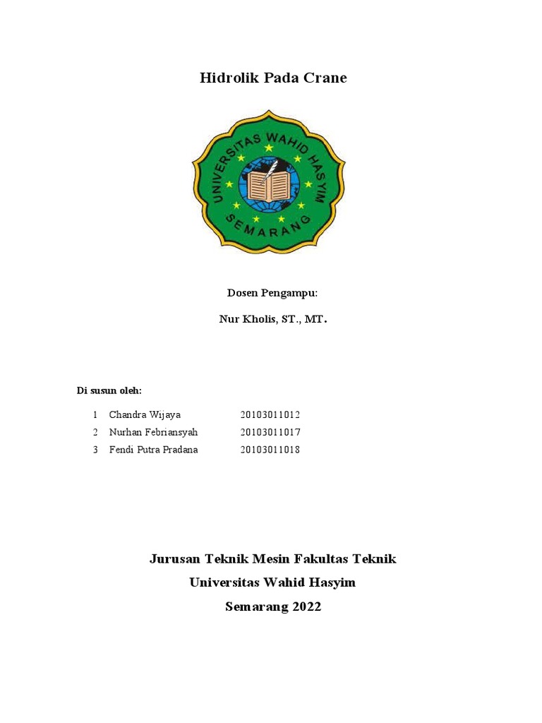 Kelompok 4 Crane | PDF | Teknologi & Rekayasa