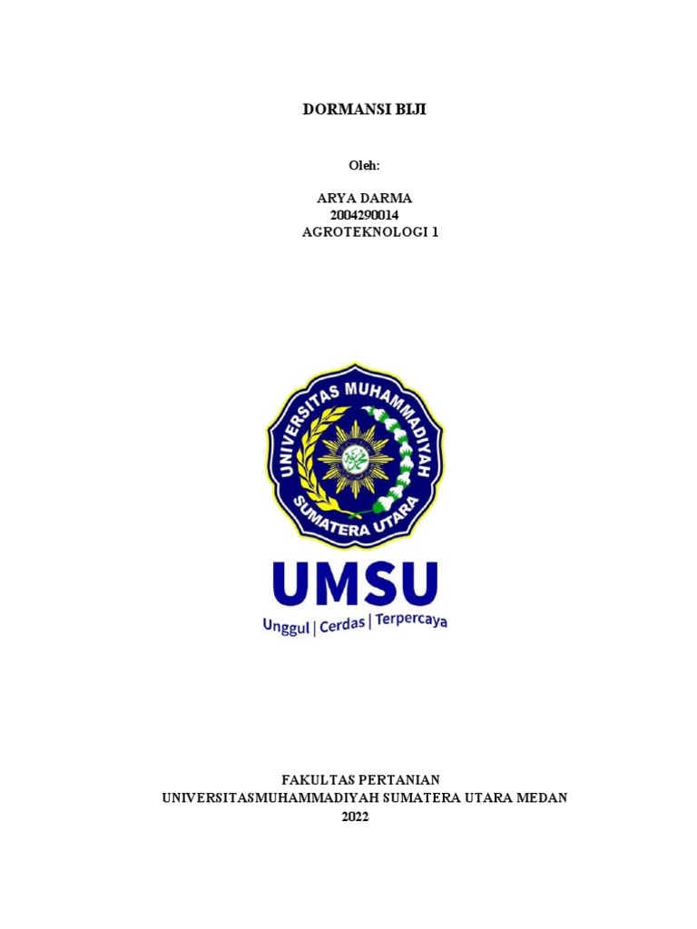 DORMANSI BIJI DAN FAKTOR YANG MEMPENGARUHI | PDF