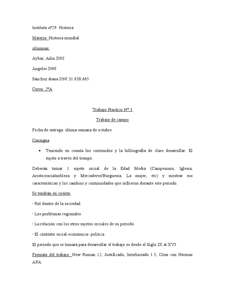 La Mujer en La Edad Media | PDF | Edades medias | Mujer