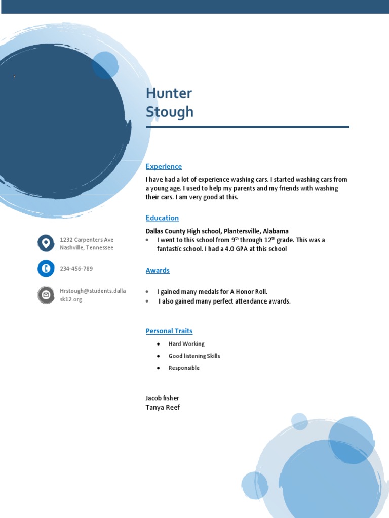 Hunter Stough 11-7-22 Resume | PDF