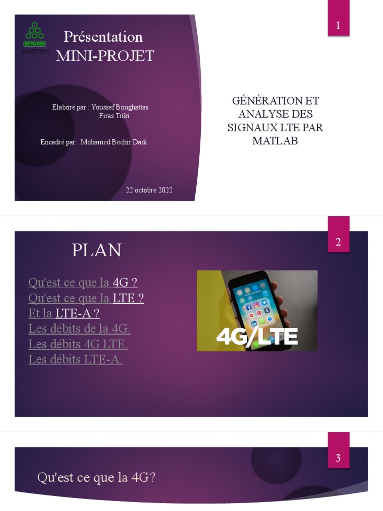 Mini Projet | PDF | LTE Advanced | 4G