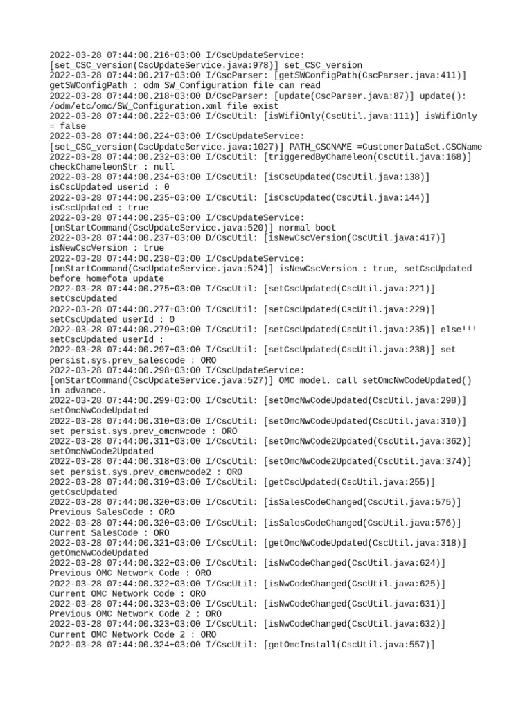 Home Fota Update Log | PDF | Java Platform | Object Oriented Programming