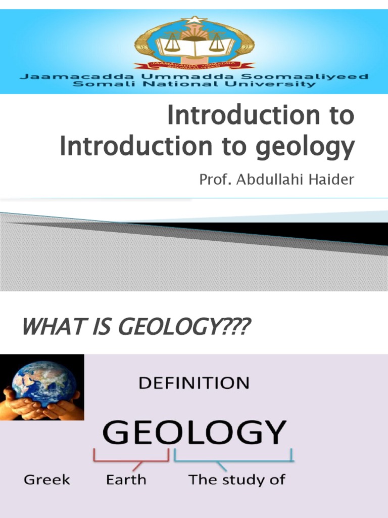 Introduction To Introduction To Geology | PDF