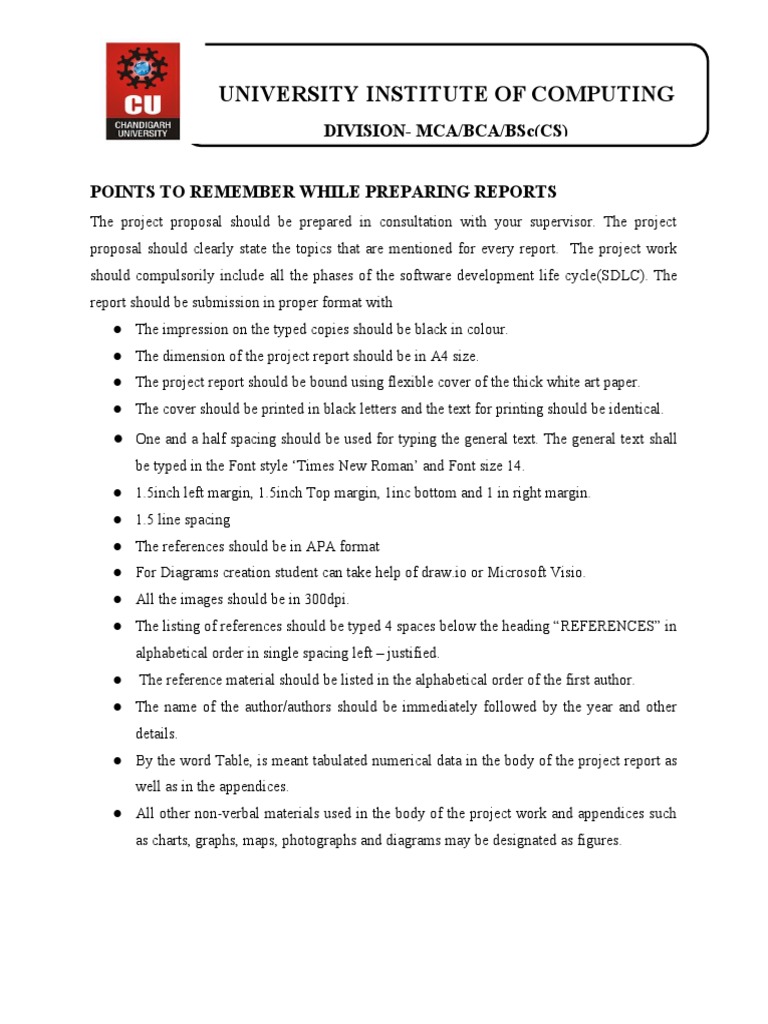 Format of Synopsis and Report (Project) | PDF | Design | Abstract (Summary)