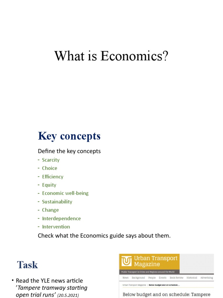 Key Concepts Tram | PDF