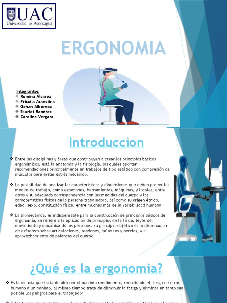 Ergonomia Pdf Factores Humanos Y Ergonomía Seguridad Y Salud