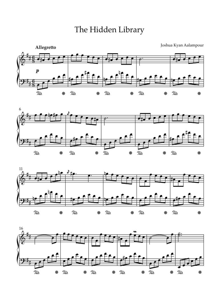 The Hidden Library - Full Score | PDF