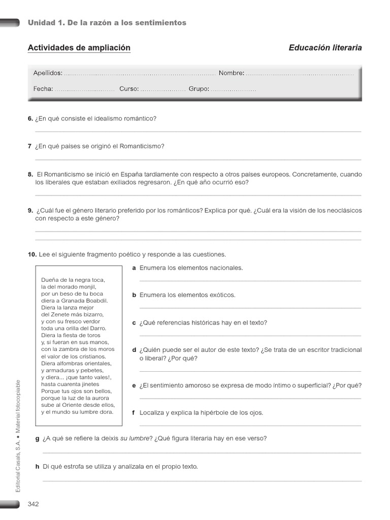 Sdfasd | PDF | Poesía | Romanticismo