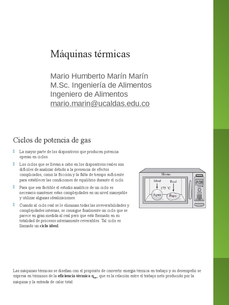 Máquinas Térmicas | PDF | Refrigeración | Pistón