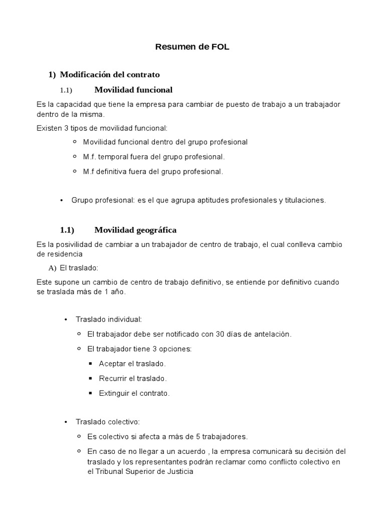 Resumen Fol Tema 9 y 10 | PDF