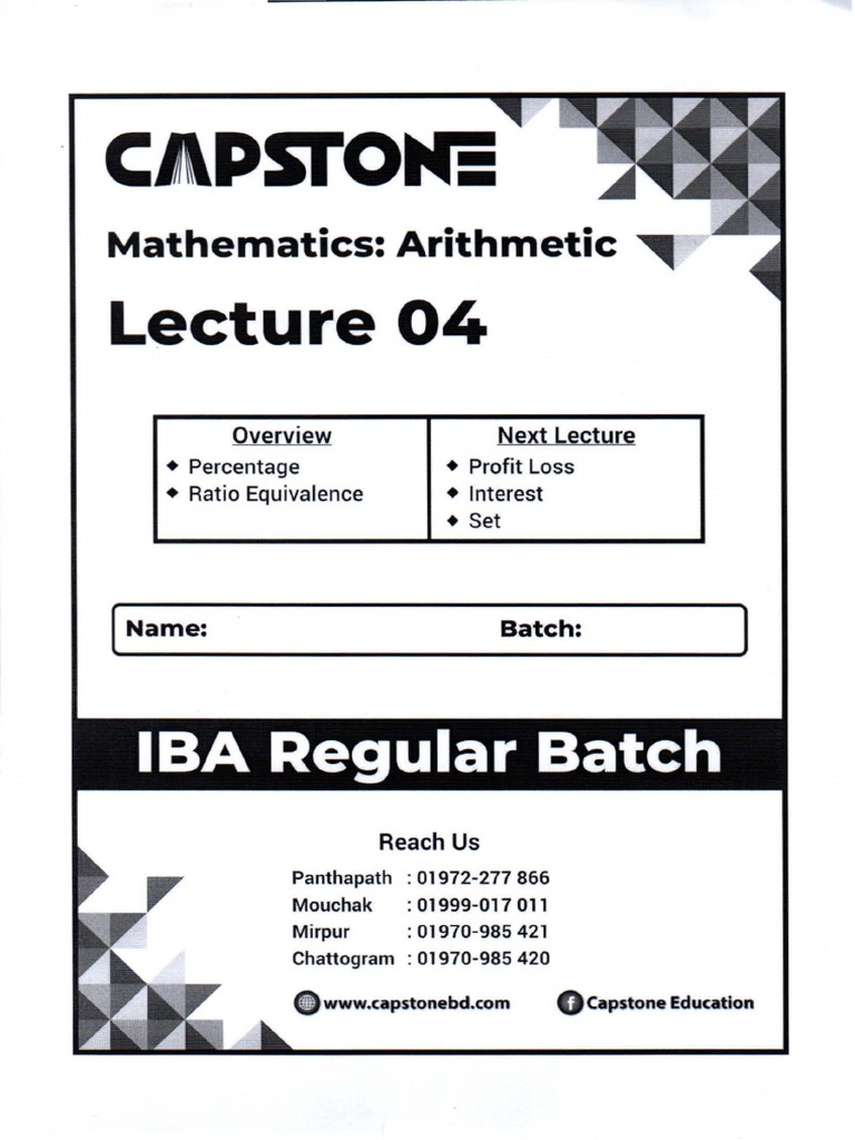 Math 4 | PDF | Percentage | Consumption (Economics)