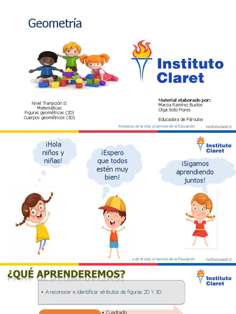 Figuras y Cuerpos Geométricos 2D y 3D | PDF | Rectángulo | Triángulo