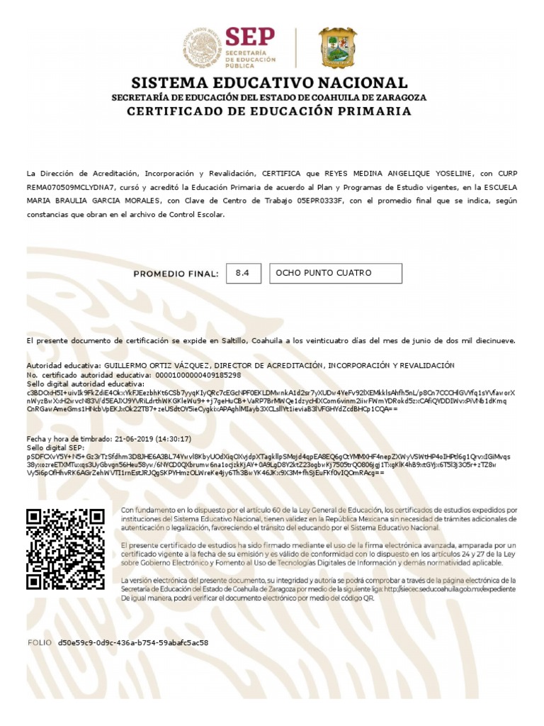 Certificados De Escuela Primaria Certificados En Espanol | TPT