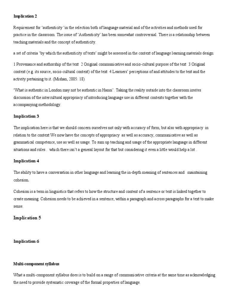 Implication 2 | PDF | Learning | Reading Comprehension Implication 2 | PDF | Learning | Reading Comprehension