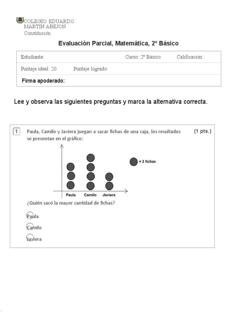 Evaluación Mate | PDF