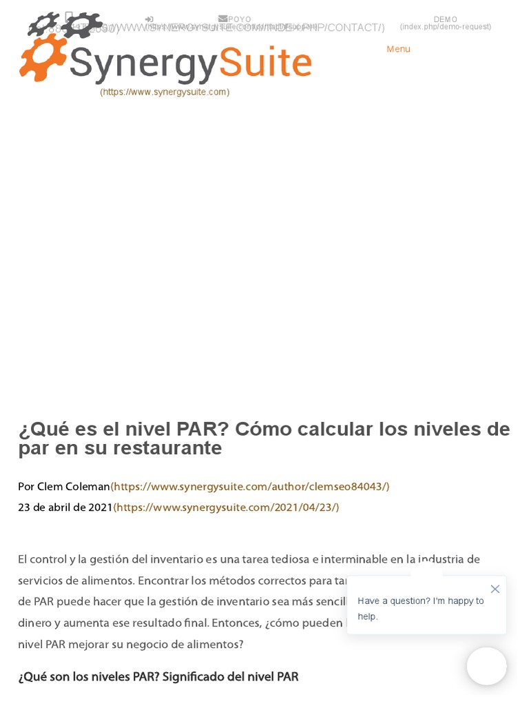 What Is PAR Level - How To Calculate Par Levels in Your Restaurant ...