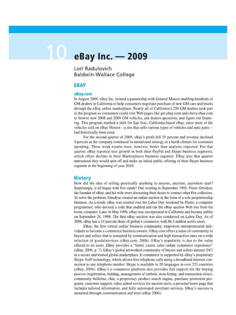 E Bay | PDF