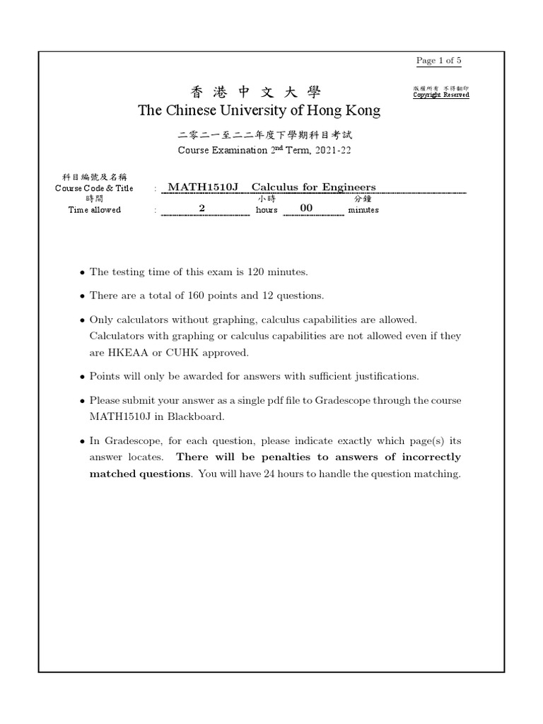 Math1510 Final Exam Pdf Calculus Mathematical Relations