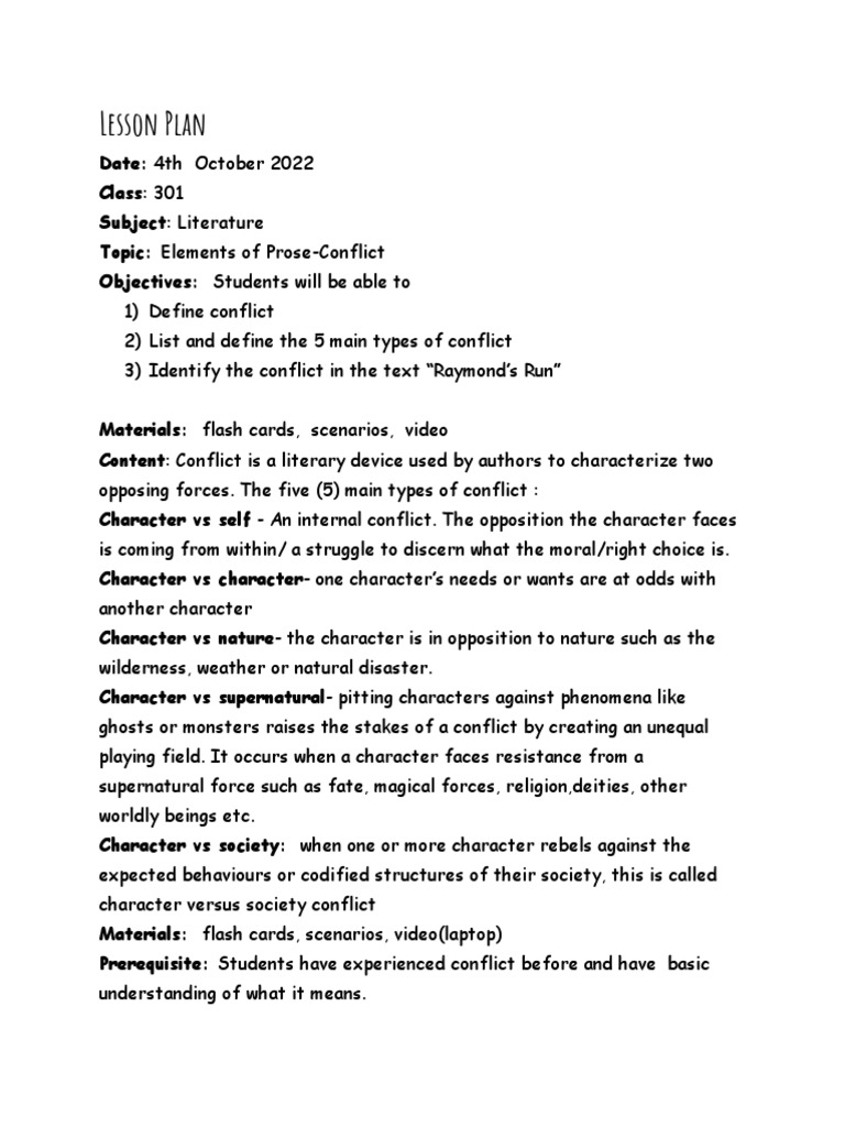 Lesson3 Lit3 | PDF | Supernatural | Lesson Plan