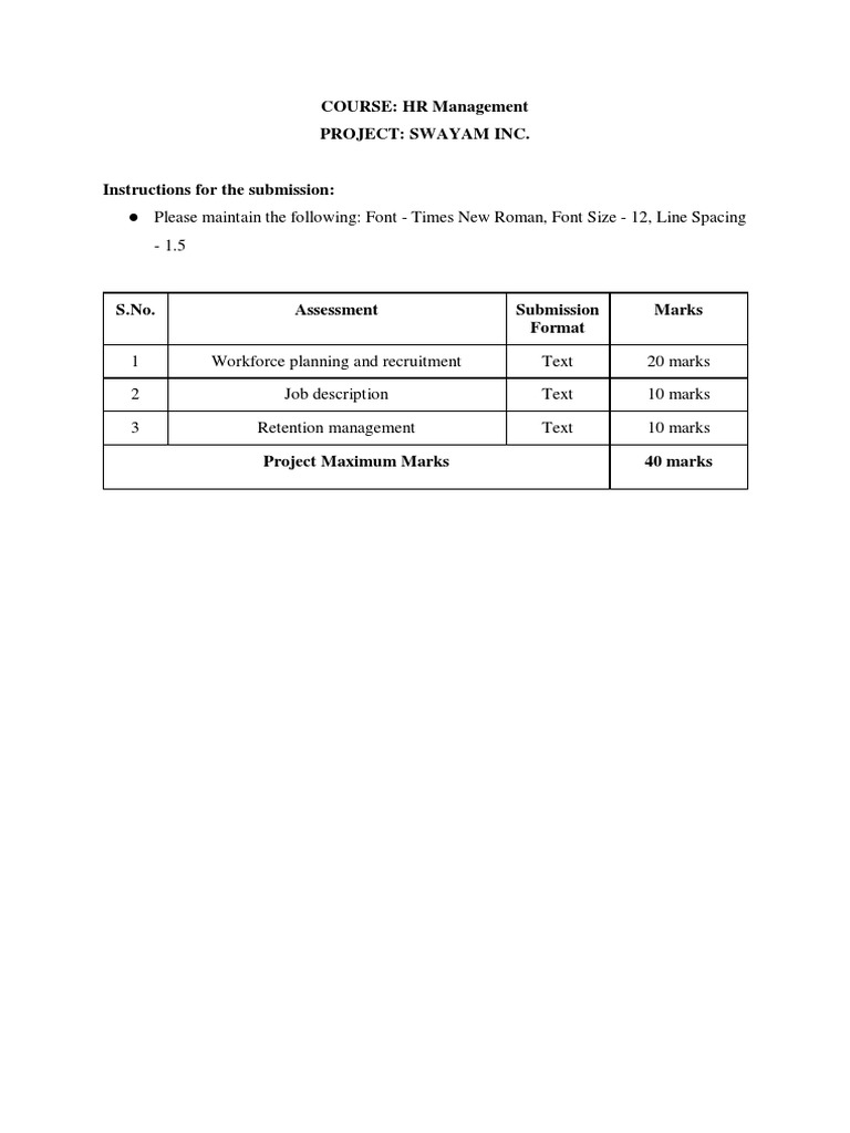 HR Management Project Overview | PDF | Human Resources | Human Resource ...
