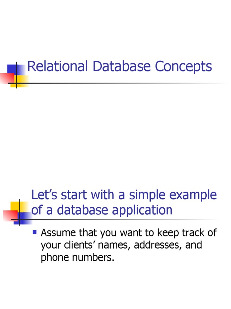 2 Relational Database Concepts | PDF | Information Science ... 2 Relational Database Concepts | PDF | Information Science ...