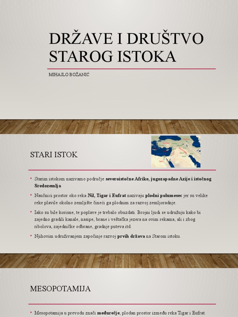 Države I Društvo Starog Istoka | PDF