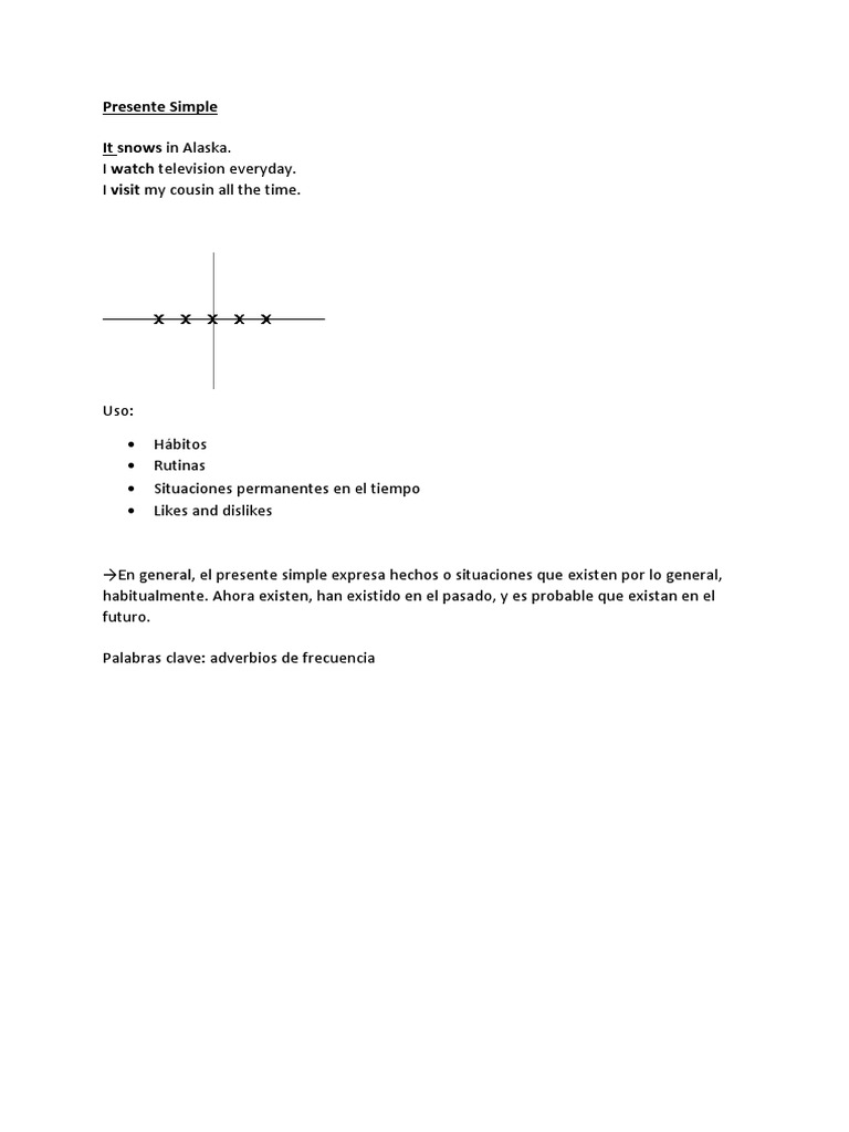 Repaso TODOS Tiempos Verbales | PDF