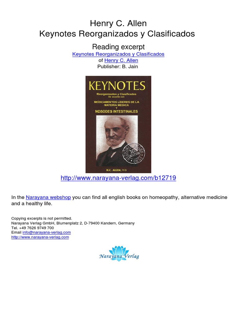 Keynotes Reorganizados y Clasificados Henry C Allen.12719 - 1contenidos ...